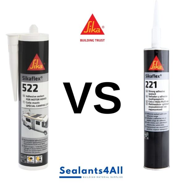 Sikaflex 522 vs Sikaflex 221: Which One Should You Choose? - Sealants4All